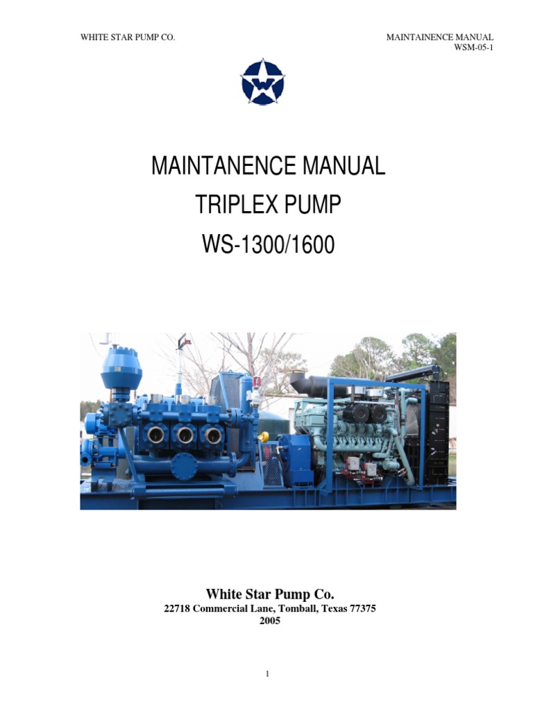 Manual Triplex Pump | PDF | Pump | Valve