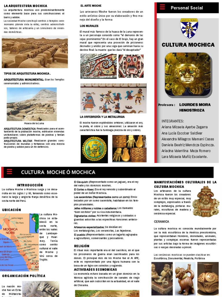 Arquitectura y Arte de la Cultura Mochica | PDF | Cultura (general) | Arqueología