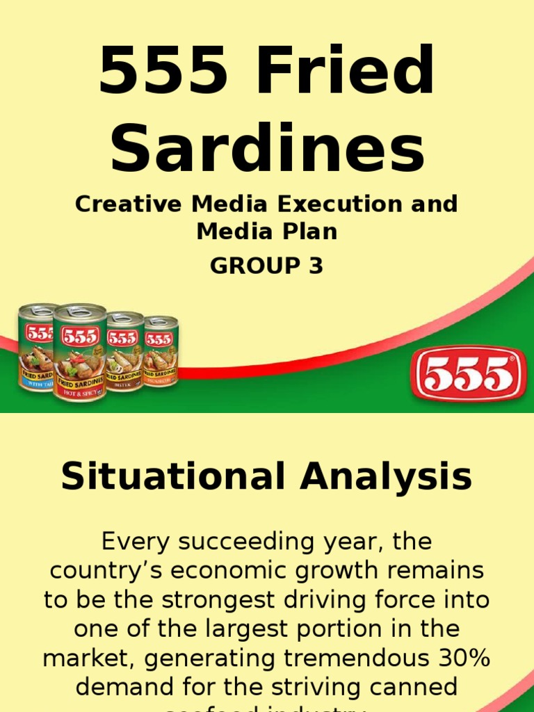 555 Fried Sardines Marketing Strategy | PDF | Foods | Entertainment ...