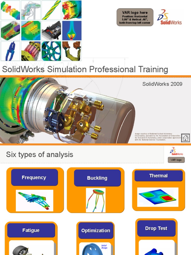 SolidWorks Simulation Professional Training | PDF | Fatigue (Material ...