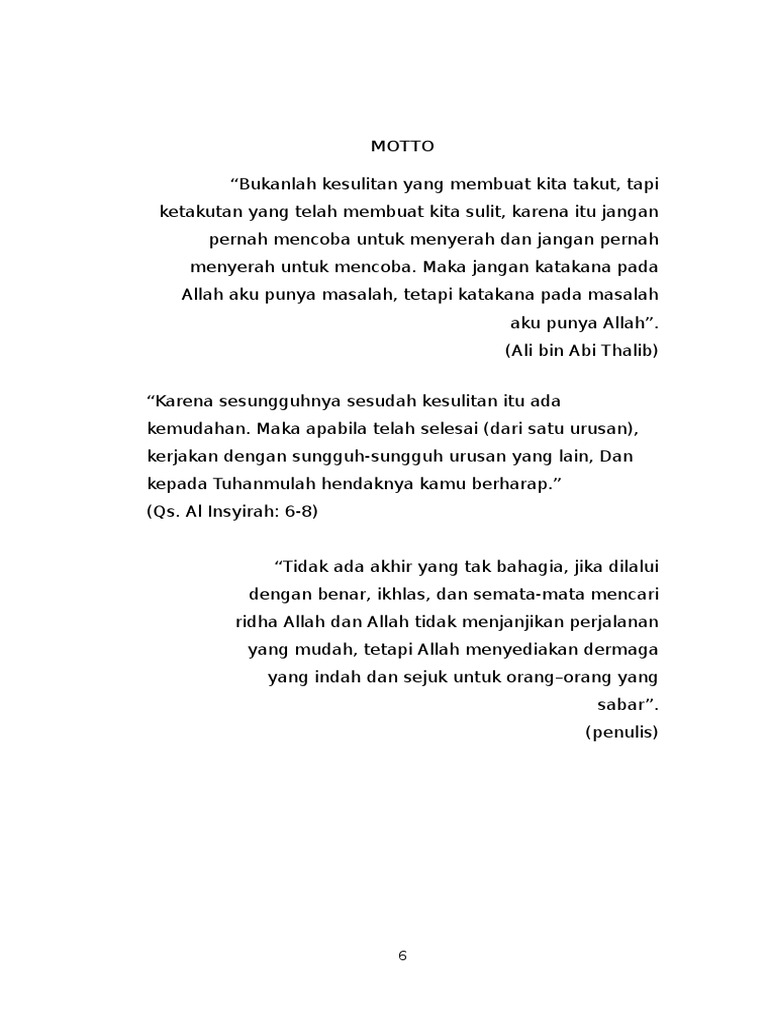 Motto Bismillah Rev 1 | PDF | Agama & Spiritualitas