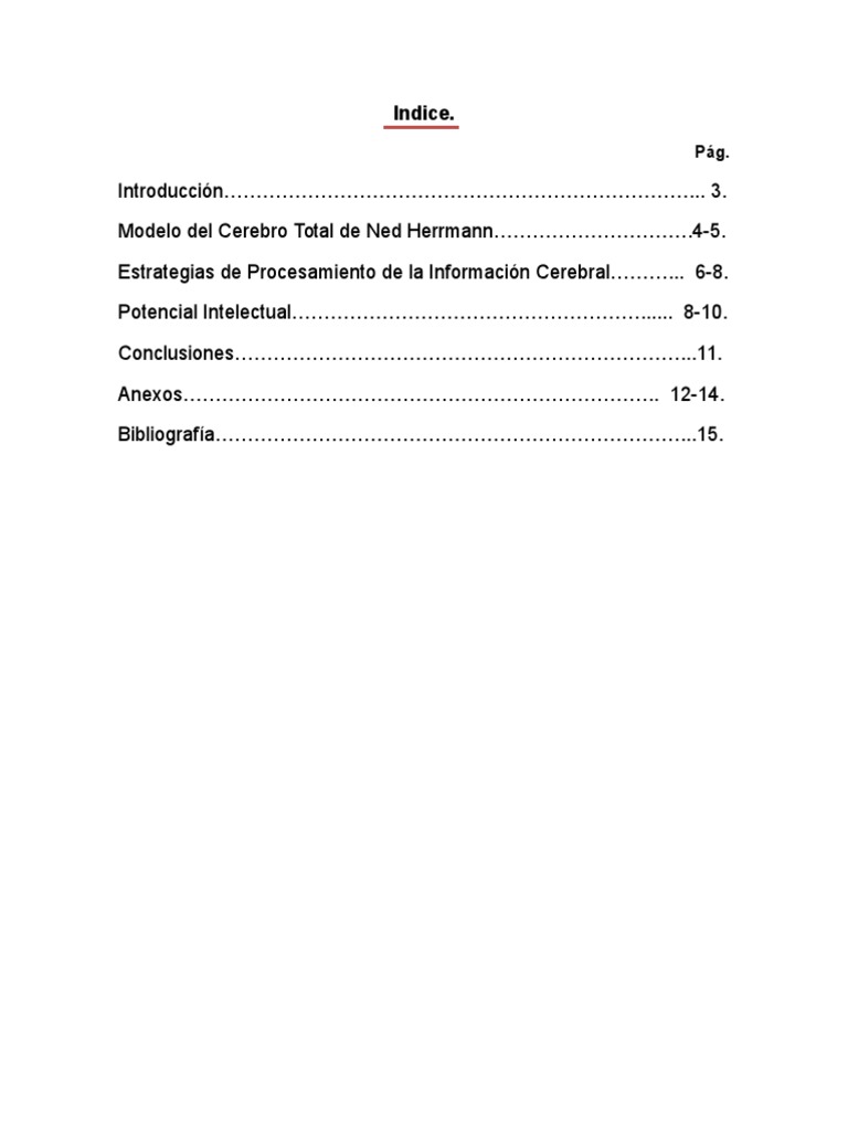 Modelo de Cerebro Total de Ned Herrmann | PDF | Hemisferio cerebral ...