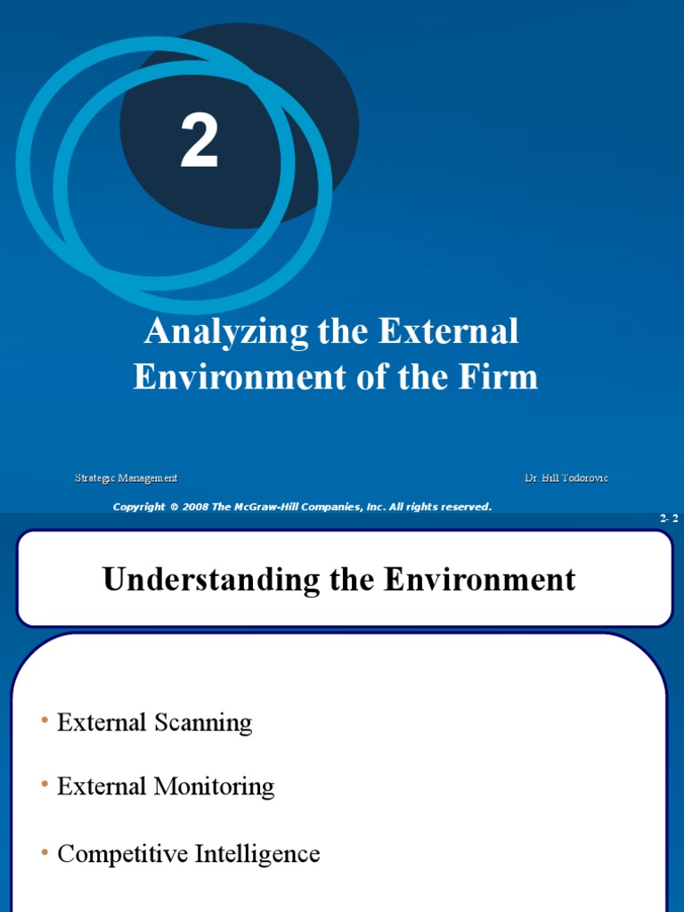 Analyzing The External Environment of The Firm | PDF