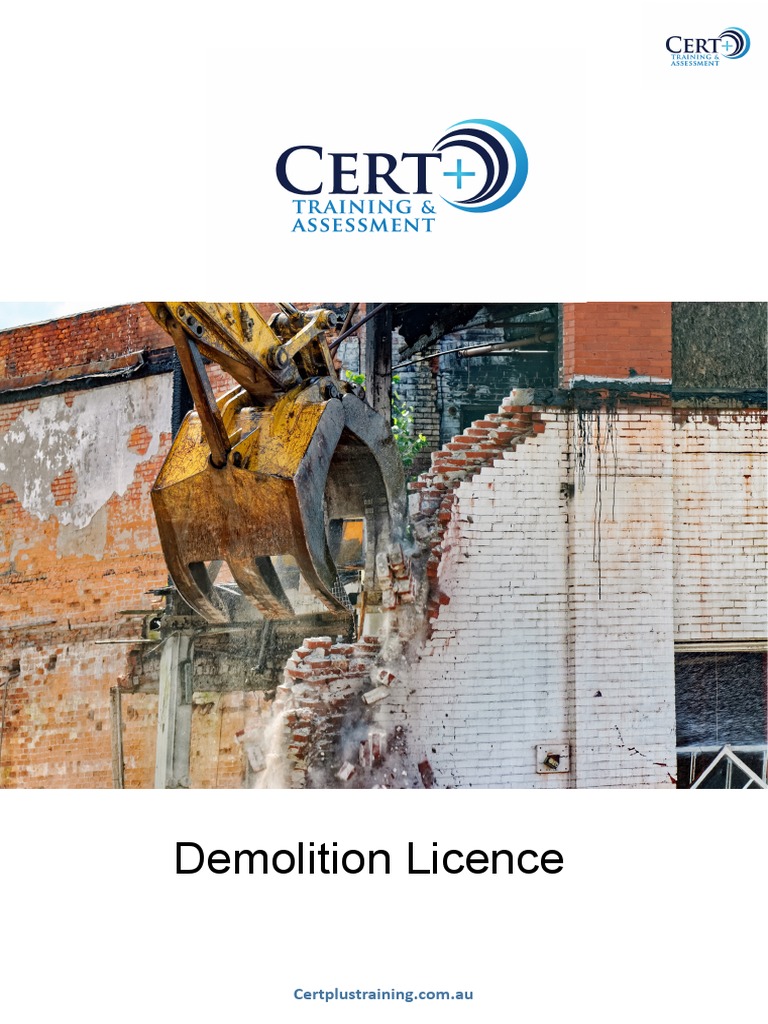 Demolition Brochure | PDF | Demolition | Labour
