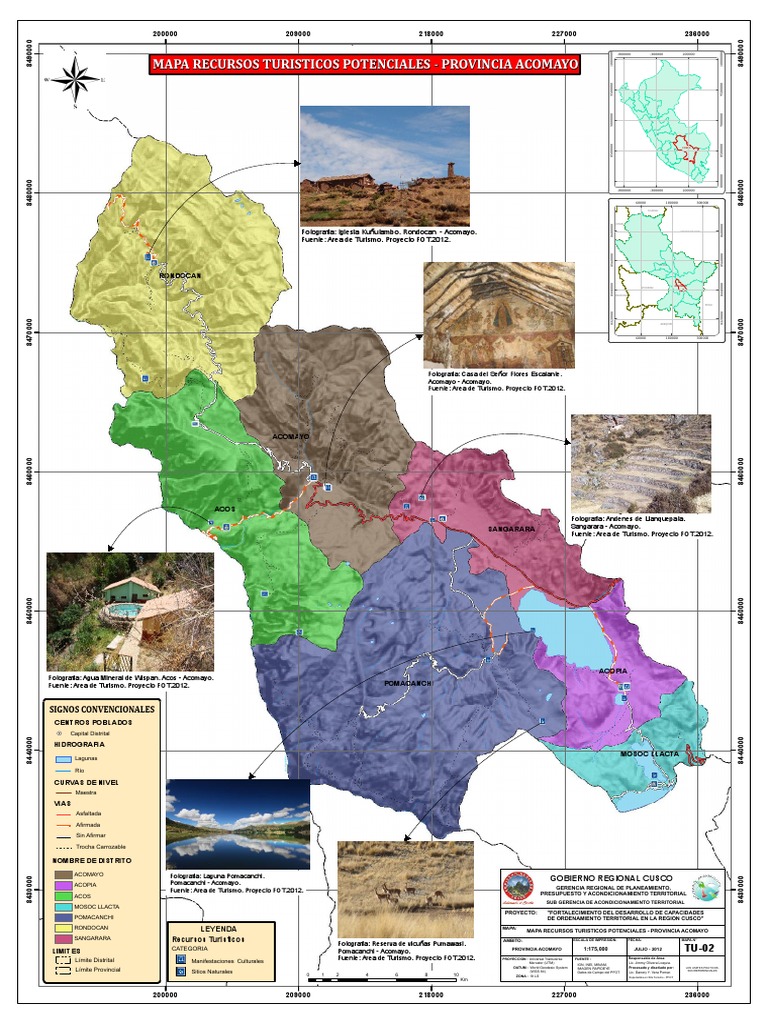 Mapa Potencial Acomayo | PDF