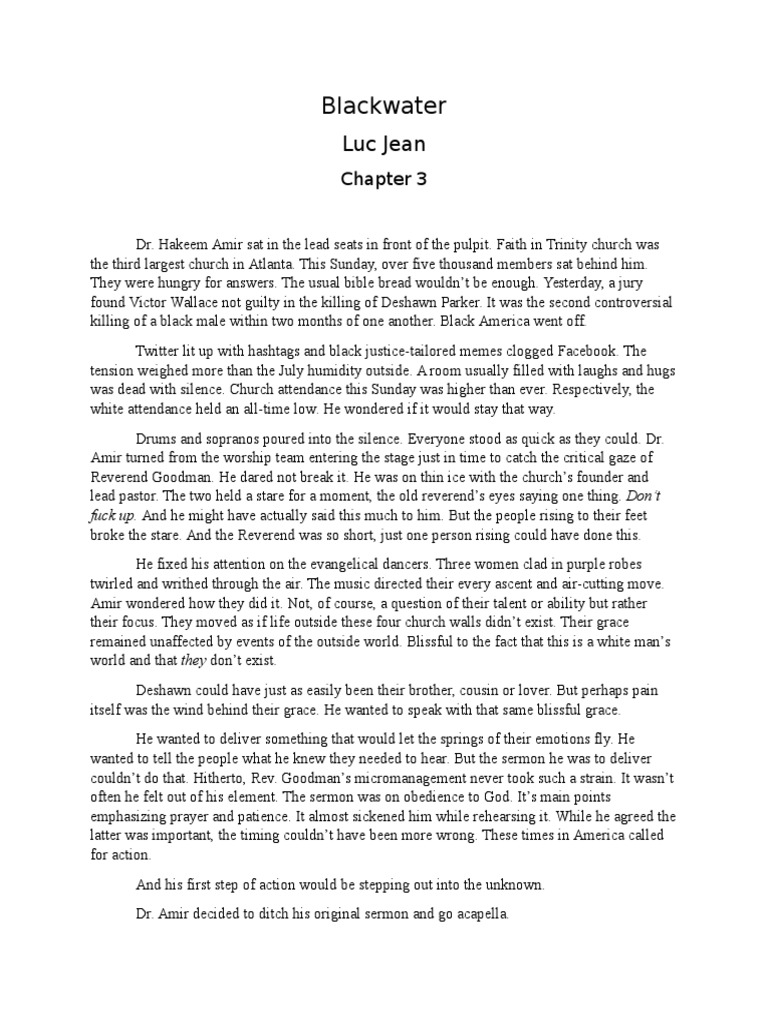 Blackwater CHPT 3 | PDF | Religion And Belief