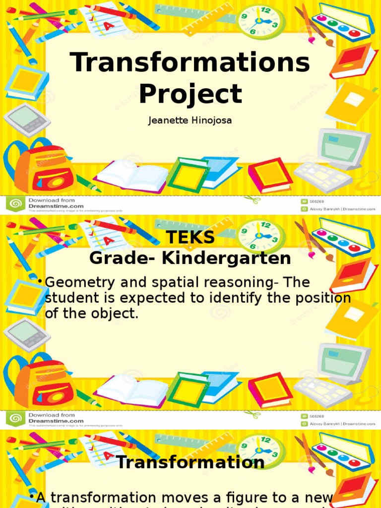 Transformations Project | PDF