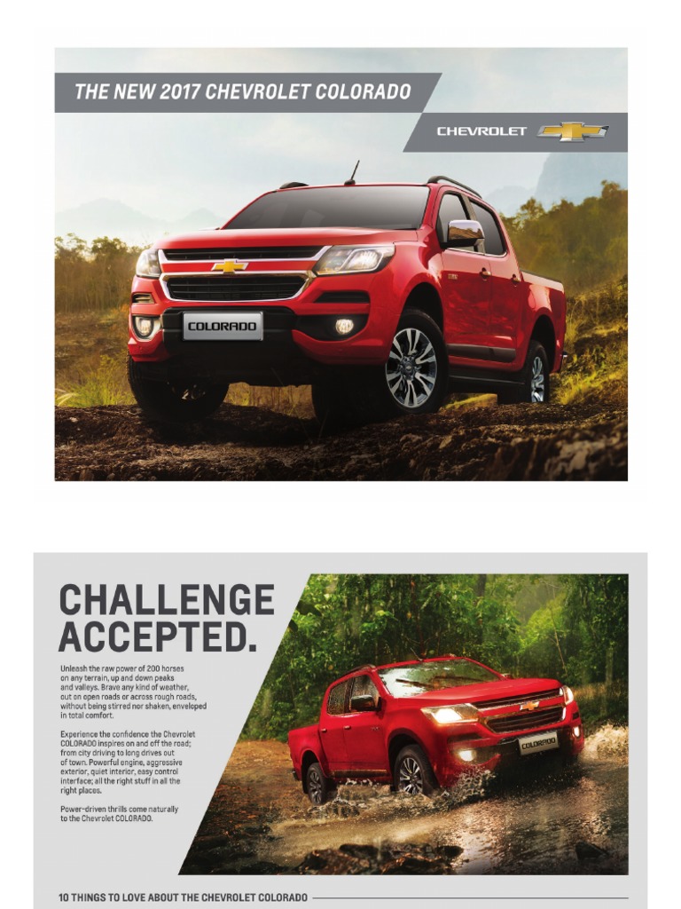 The New 2017 Chevrolet Colorado Brochure | PDF