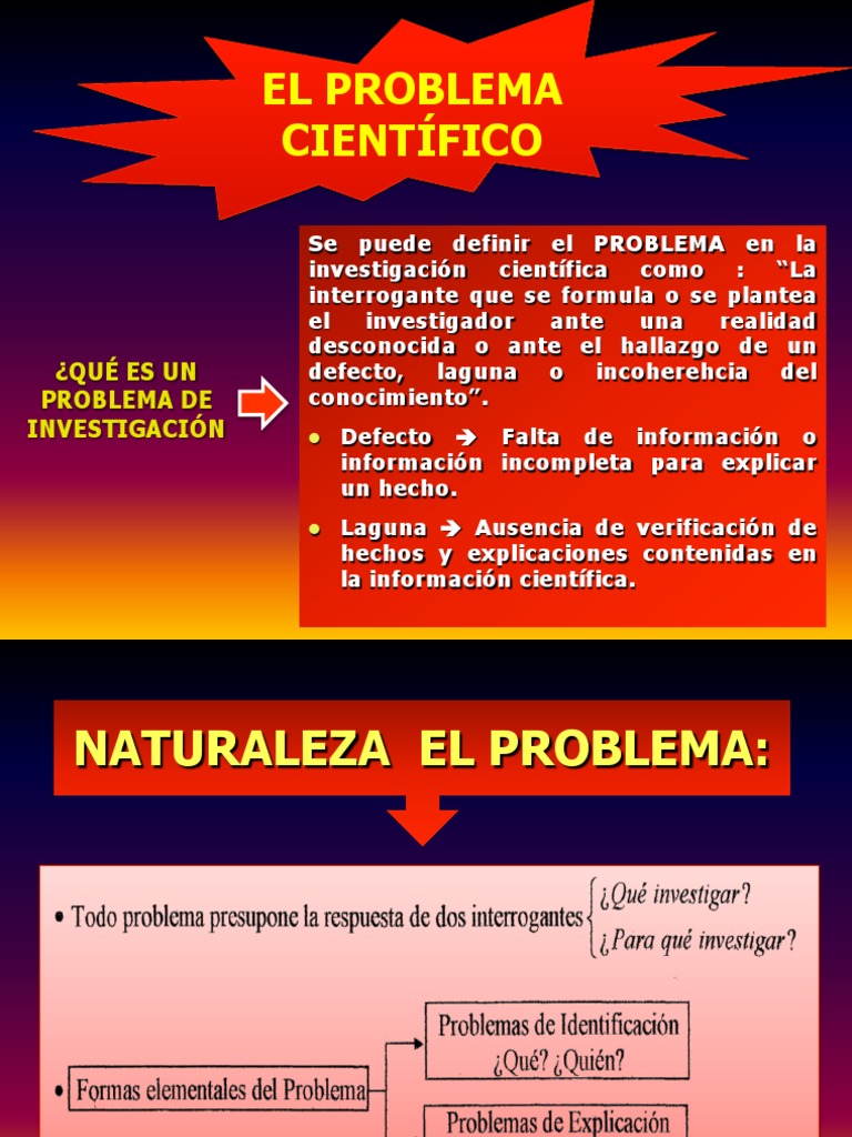 El Problema Cientifico | PDF | Teoría | Science