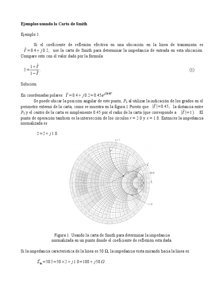 EC-2322 Carta de Smith | Descargar gratis PDF | Física | Electromagnetismo