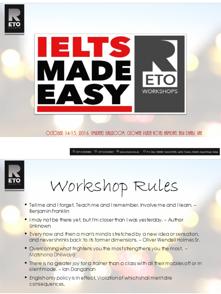 IELTS Made EASY | PDF | International English Language Testing System ...