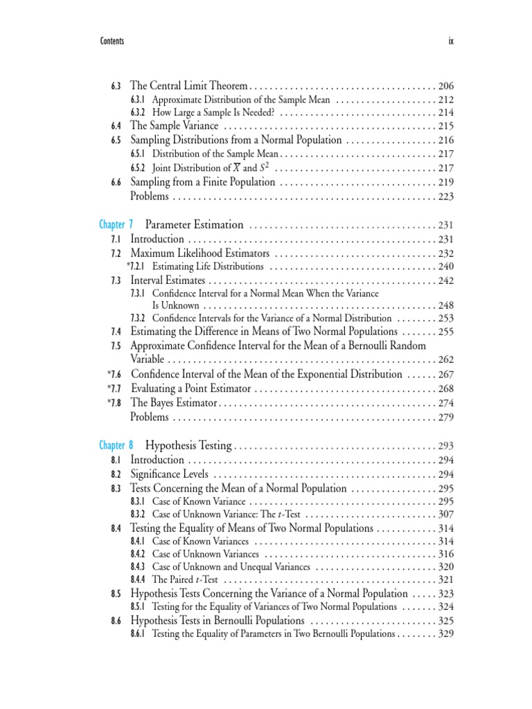 Ross Sheldon | PDF | Estimation Theory | Normal Distribution