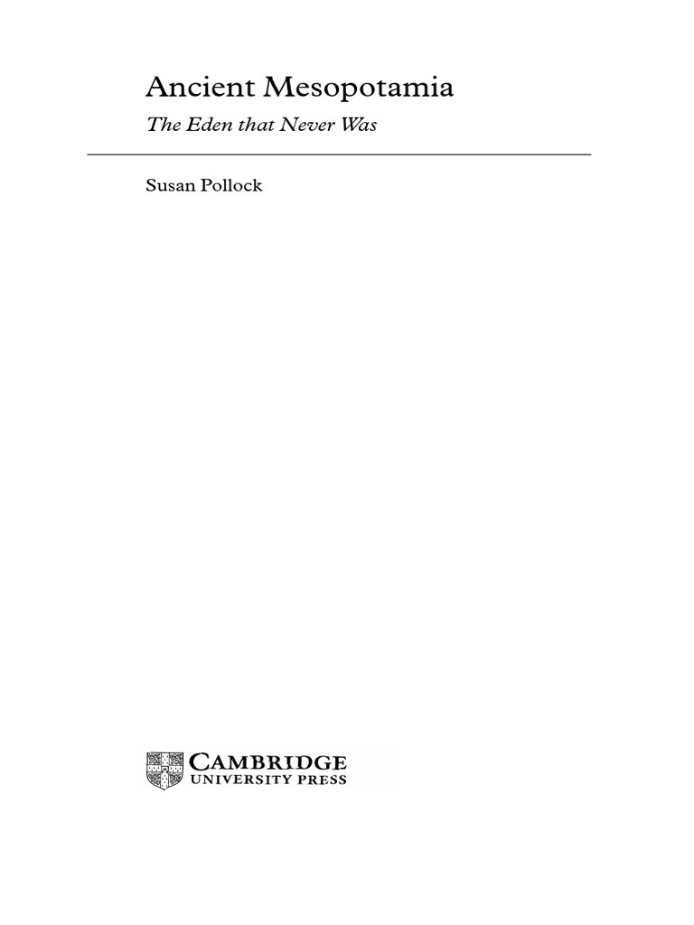 Pollock Susan | PDF | Mesopotamia