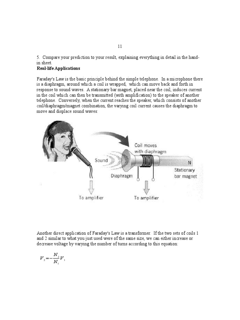 Real-Life Applications: V N N V | PDF | Electromagnetic Induction ...