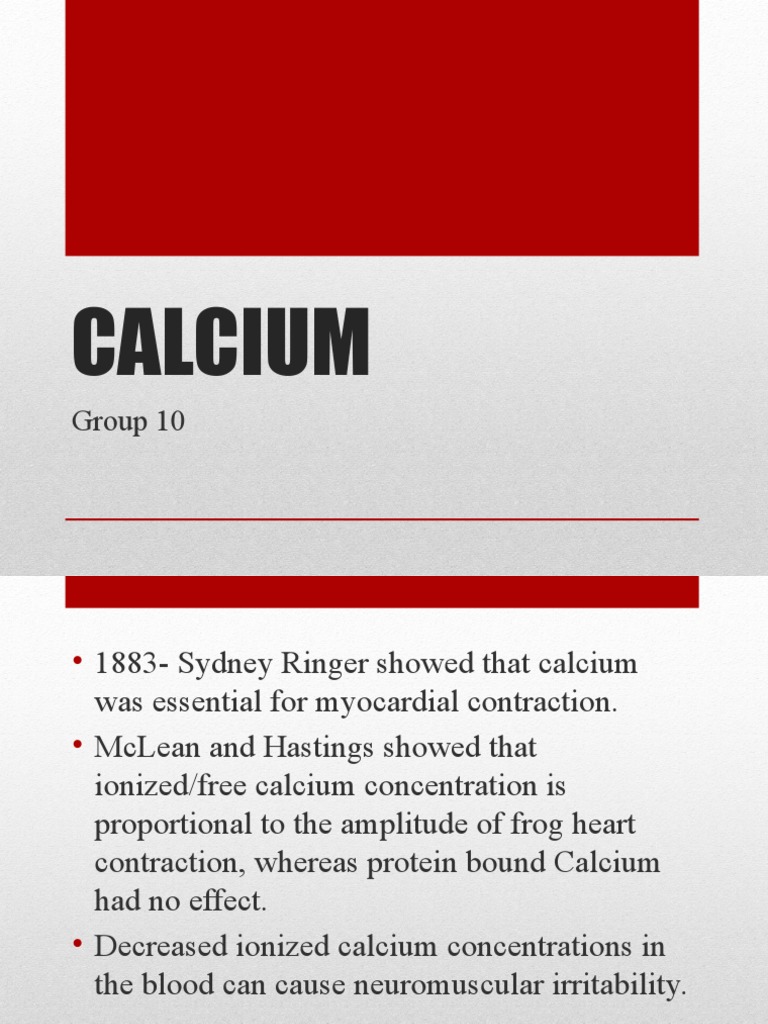 Calcium Physiology and Clinical Significance | PDF