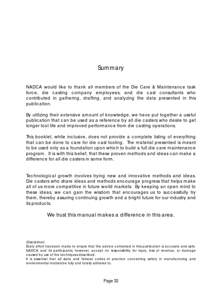 501 Die Maintenance Book | PDF | Casting (Metalworking) | Welding
