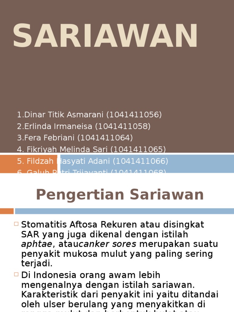 Sariawan | PDF