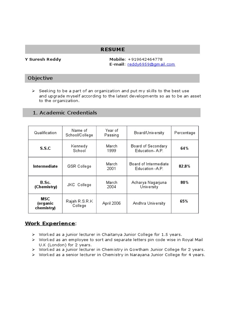 Suresh Resume | PDF