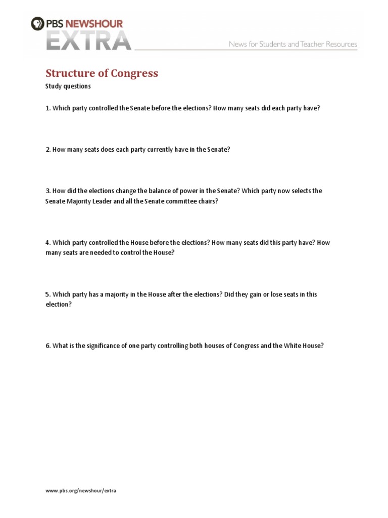 Structureofcongress | PDF