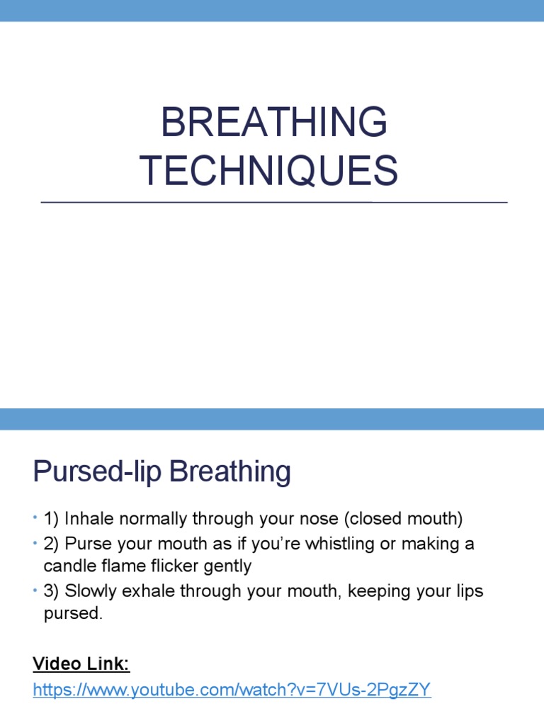 Breathing Techniques | PDF | Exhalation | Breathing