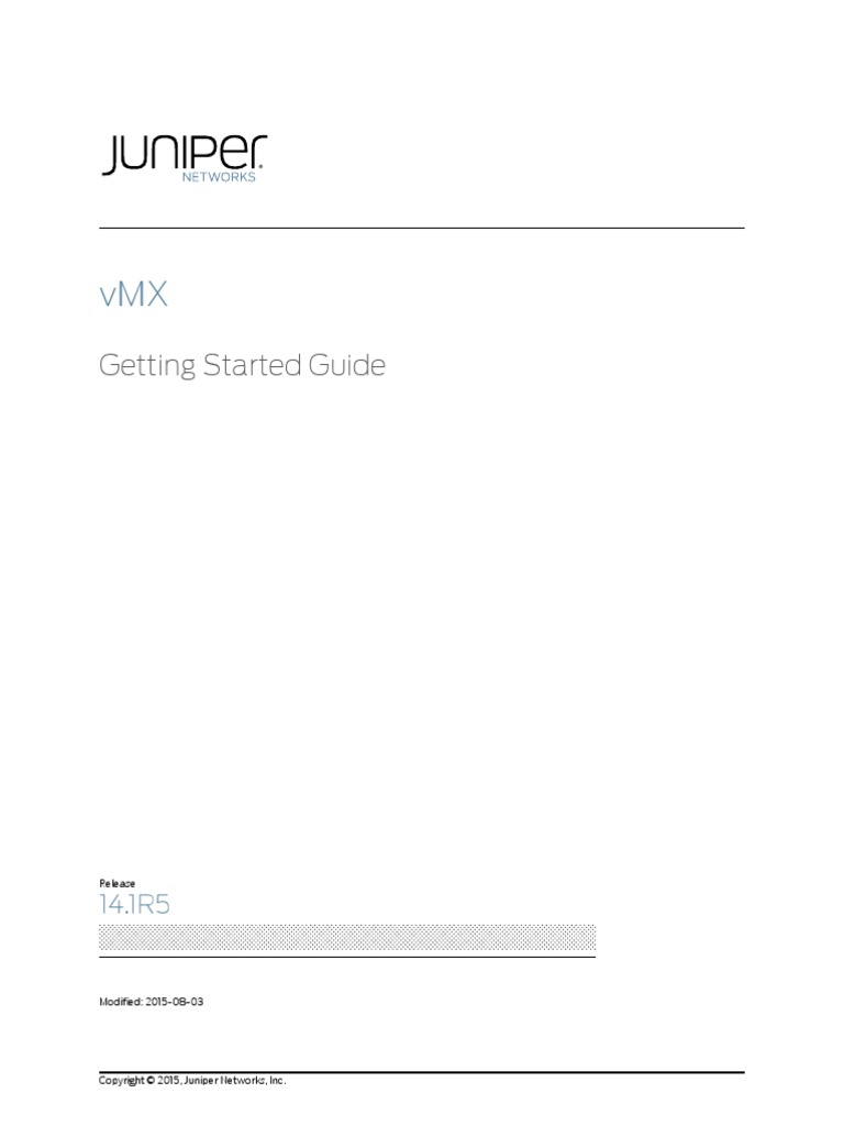 Getting Started With VMX | PDF | Virtual Machine | Network Interface ...