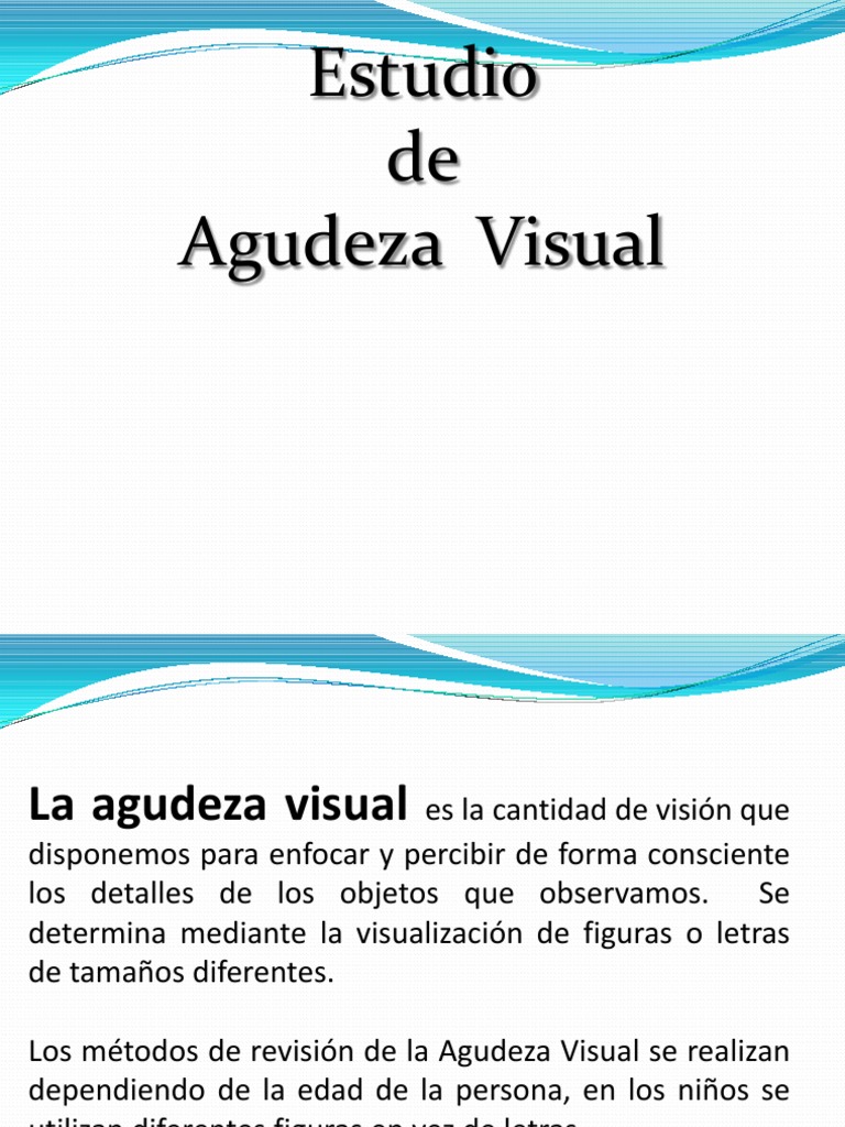 Agudeza Visual | PDF