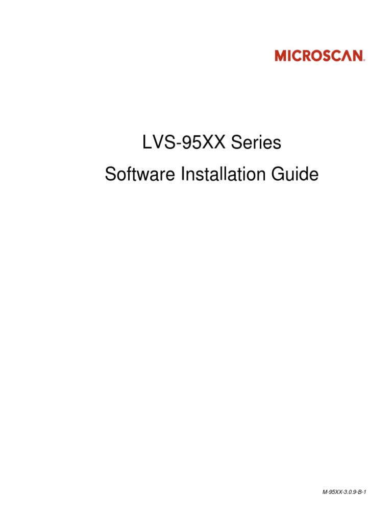 LVS-95XX Series Software Installation Guide M-95XX-3.0.9-B-1 PDF | PDF | Installation (Computer ...