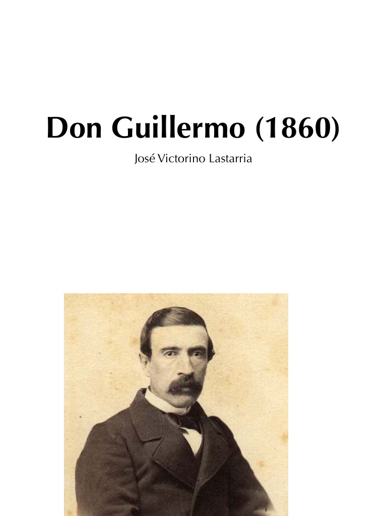 Don Guillermo: Primera Novela Moderna | PDF | Novelas | Humor