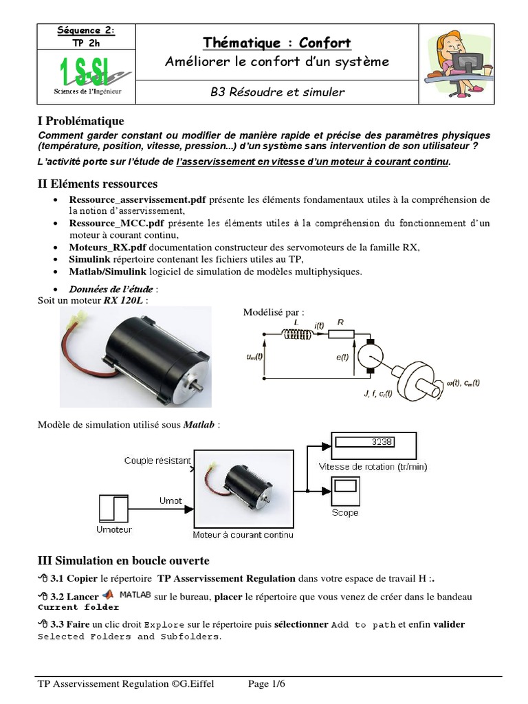 TP Asservissement Regulation | PDF | Ordinateurs