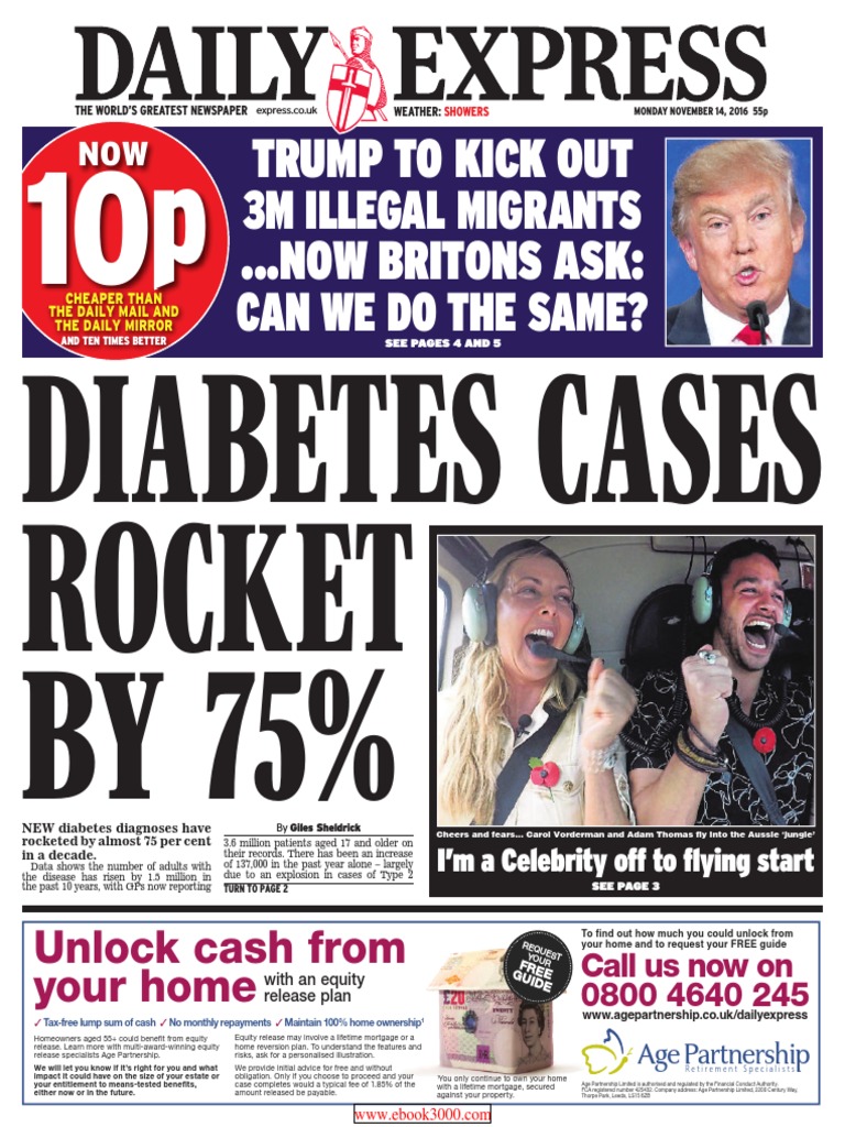 Daily Express - 14 November 2016 | PDF | Donald Trump | American Government