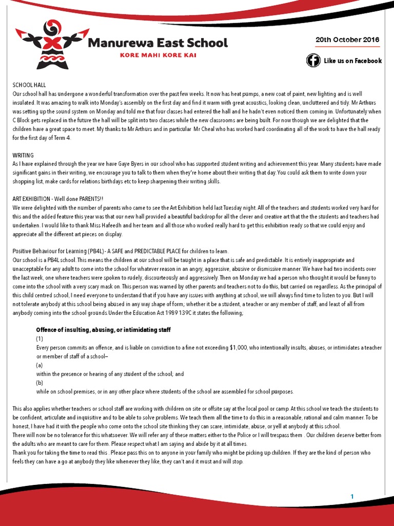 20th October | PDF | Abusive Behaviour | Society