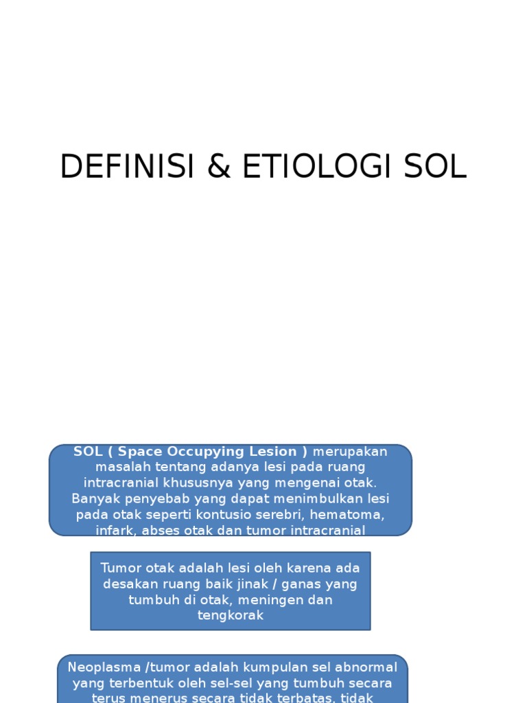 Definisi & Etiologi Sol | PDF | Sains & Matematika