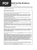 Pedestrian Short Story | PDF | Ray Bradbury