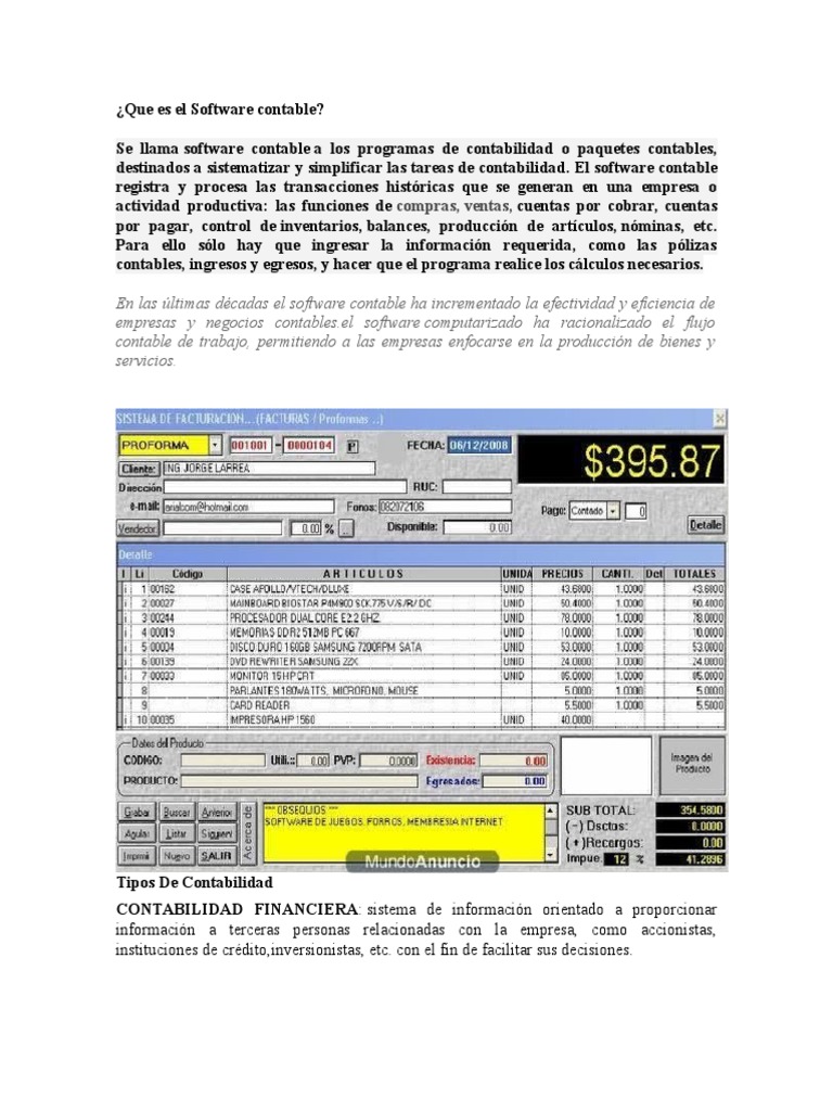 Que Es El Software Contable | Contabilidad | Business