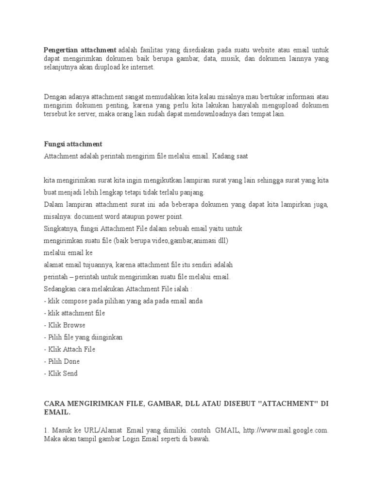 Pengertian Attachment | PDF