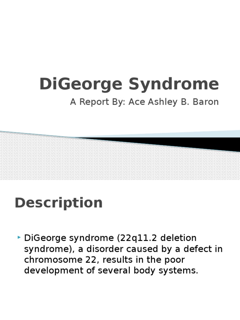Understanding DiGeorge Syndrome | PDF | Self-Improvement | Science ...