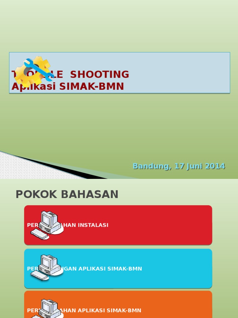 Trouble Shooting Simak BMN | PDF