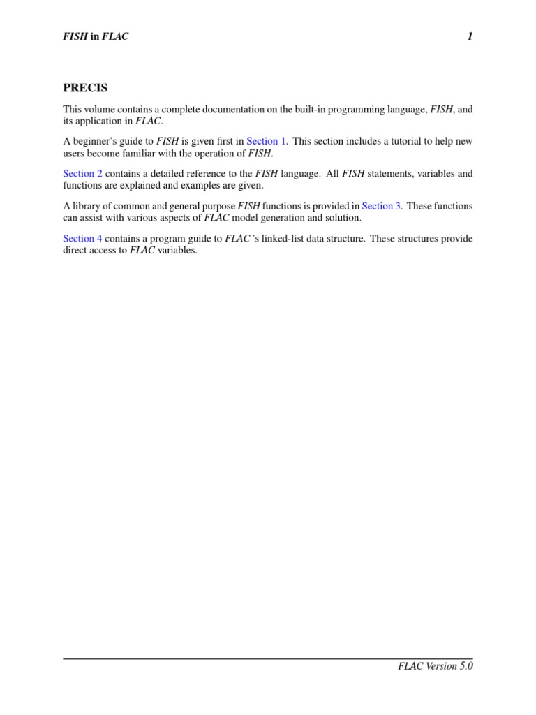 Fish in Flac | PDF | Subroutine | Data Type