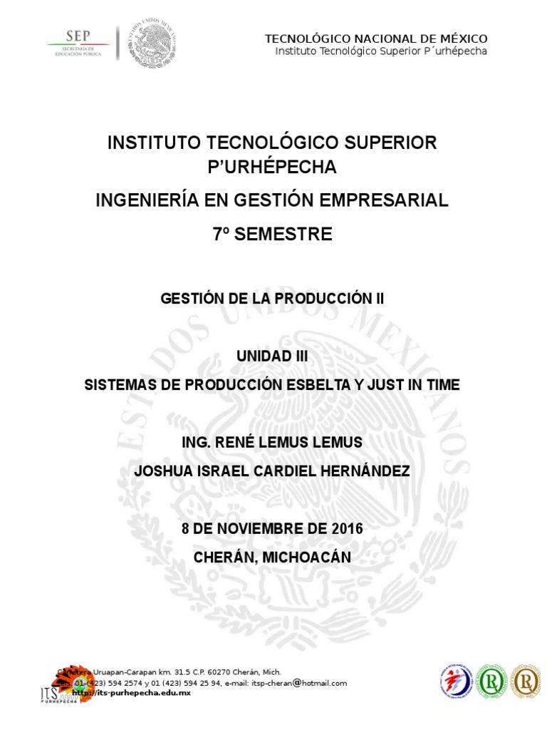 Sistemas de Producción Esbelta y JIT | PDF | Calidad (comercial) | Industrias