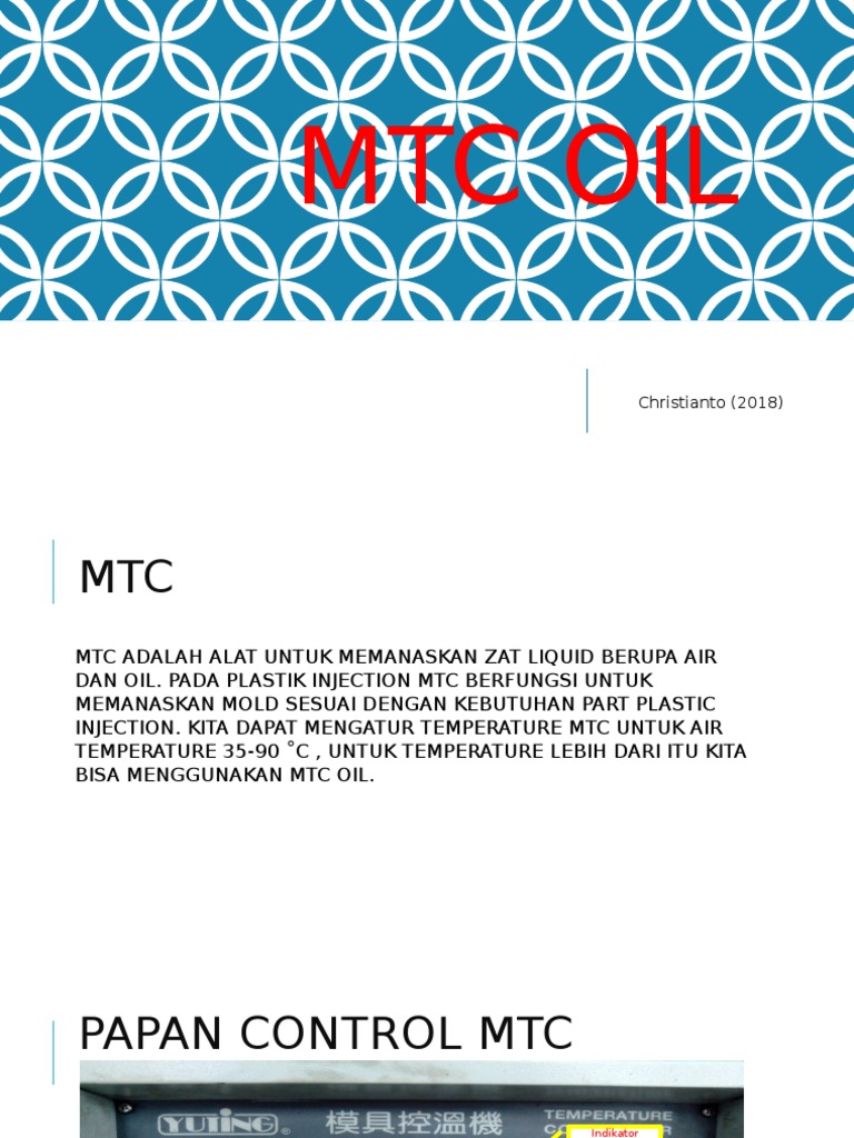 MTC Oil | PDF | Teknologi & Rekayasa