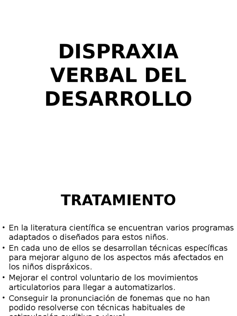 Tratamiento de Dispraxia Verbal Infantil | PDF | Fonema | Ritmo