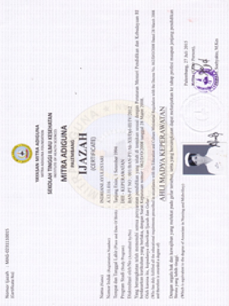 Ijazah d3 | PDF