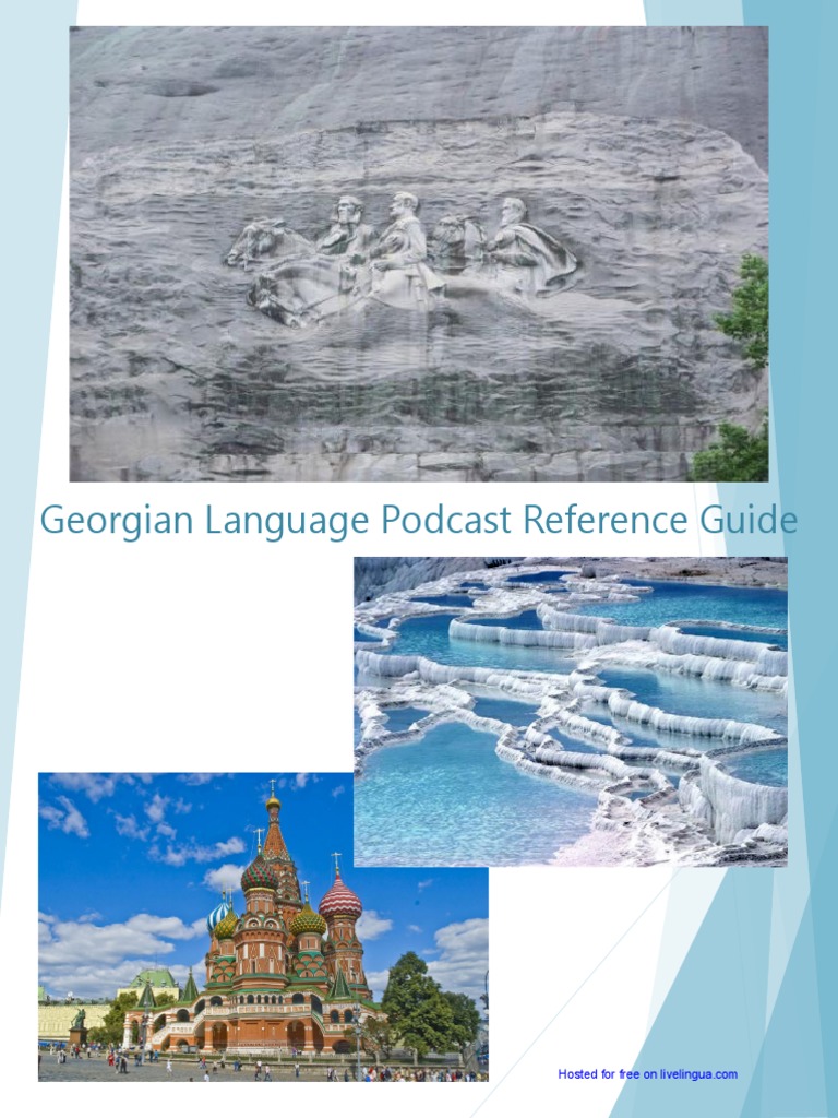 GE Georgian Language Reference Guide | PDF | Grammatical Number | Plural