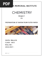 Preparation of Rayon Thread From Filter Paper | PDF | Rayon | Fibers