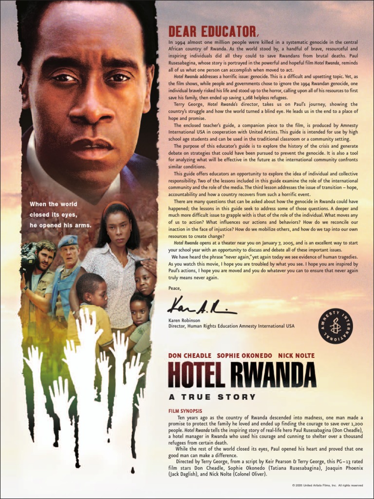 Hotel Rwanda | PDF | Hutu | Tutsi