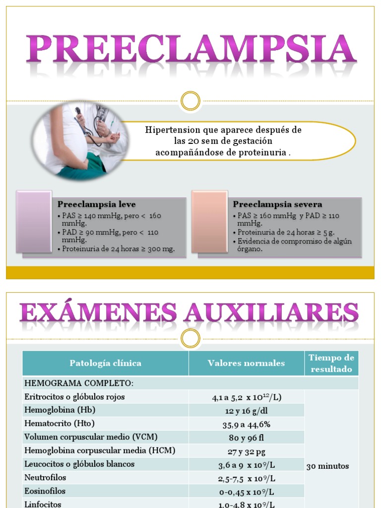 Preeclampsia LABORATORIO PDF | PDF | Sangre | Tejido (biología)