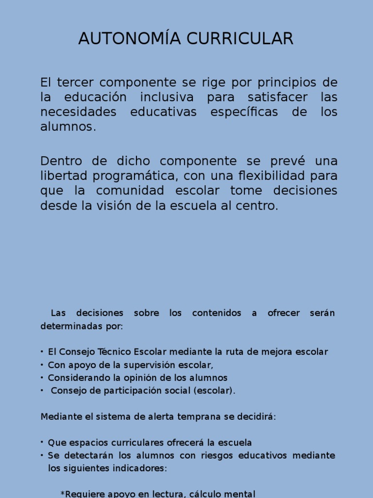 Autonomía Curricular | PDF | Plan de estudios | Deportes