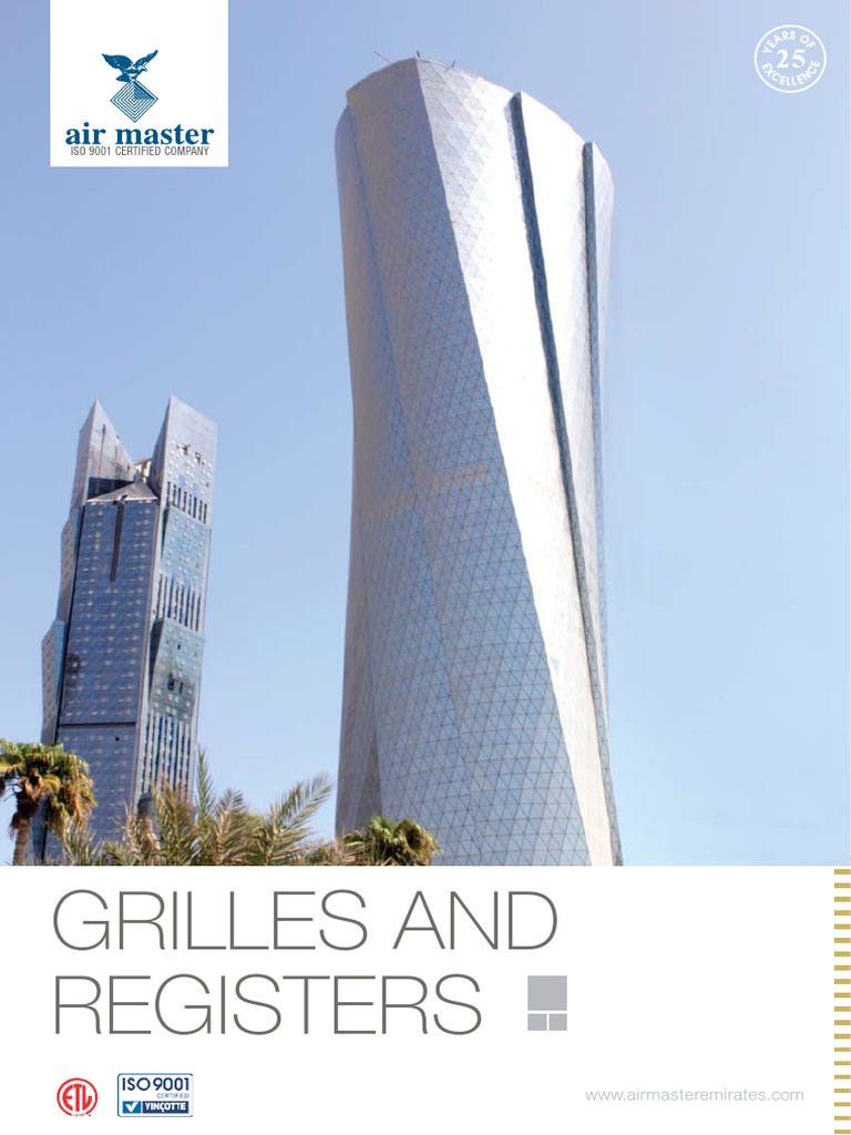 Grills & diffusers catalogue - Air master.pdf | Duct (Flow) | Extrusion