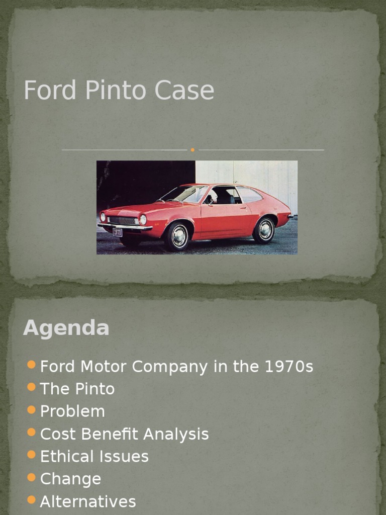 Ford Pinto | PDF | Motor Vehicle | Vehicles