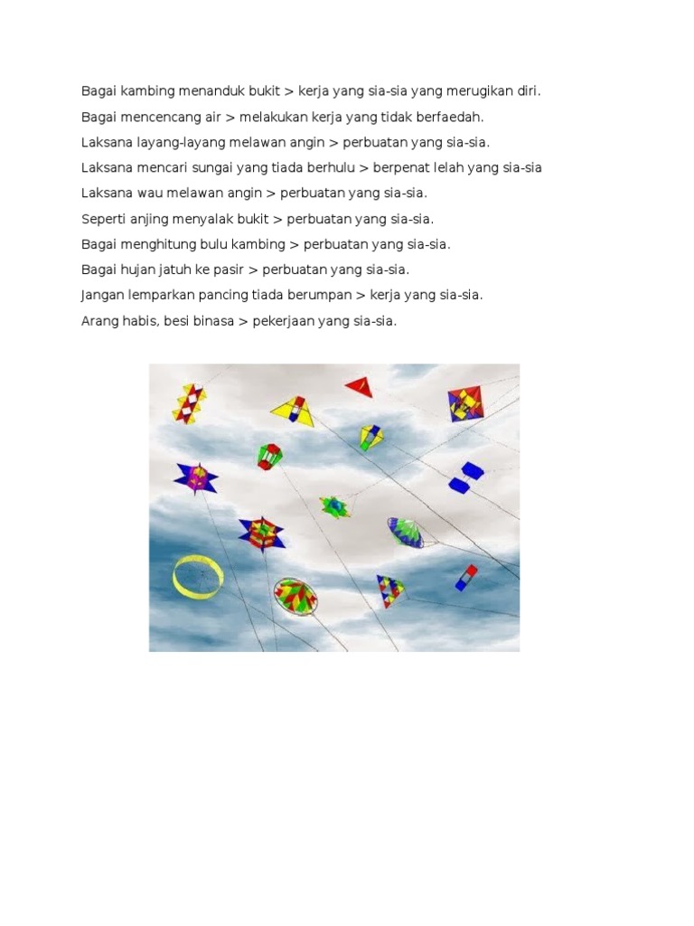 Bagai Kambing Menanduk Bukit | PDF